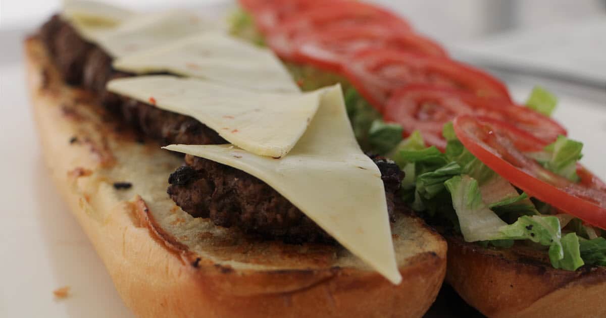 Foot Long Family Burger | Bush Cooking