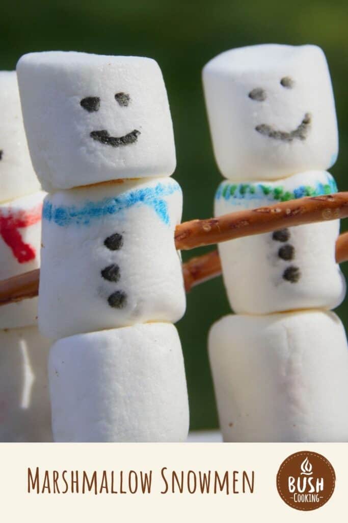 Marshmallow Snowmen | Bush Cooking