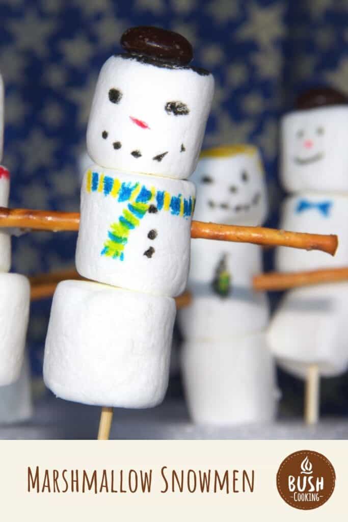 Marshmallow Snowmen | Bush Cooking