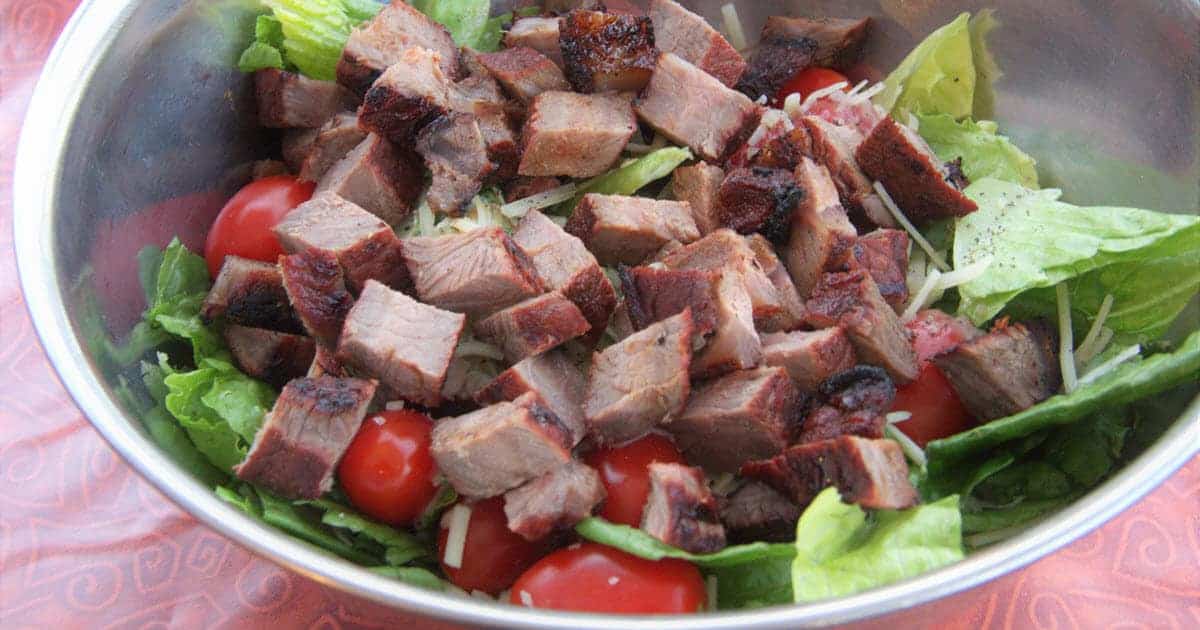 Easy Steak Salad | Bush Cooking