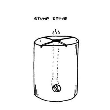 Stump Stove | Bush Cooking