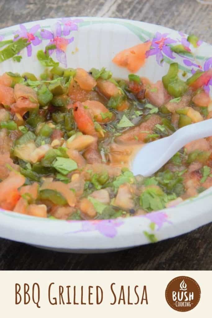 Grilled Salsa - Bush Cooking