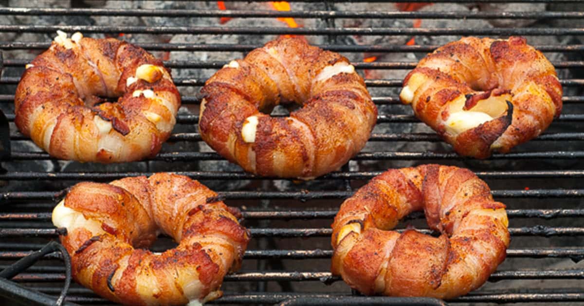 Bacon Pineapple Donuts | Bush Cooking