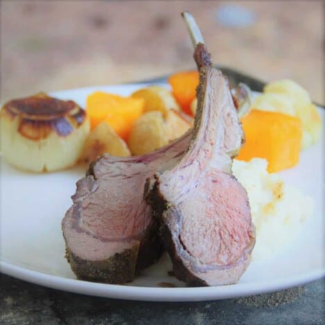 Reverse Sear Lamb Rack | Bush Cooking