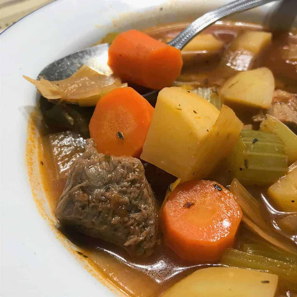 Beef and Vegetable Stew - Bush Cooking