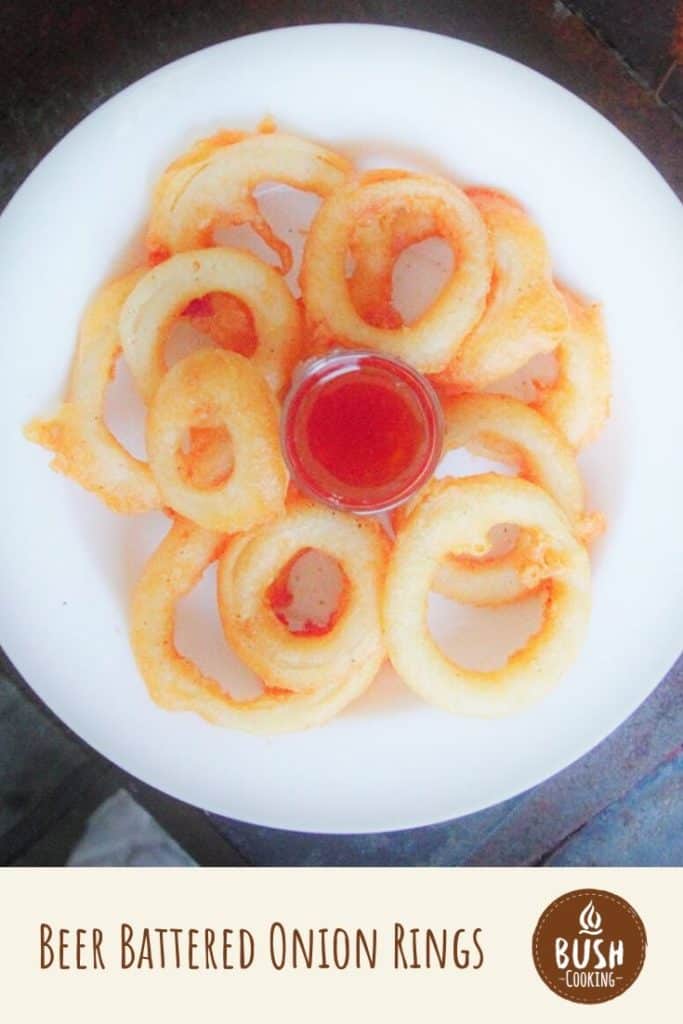 Beer Battered Onion Rings | Bush Cooking