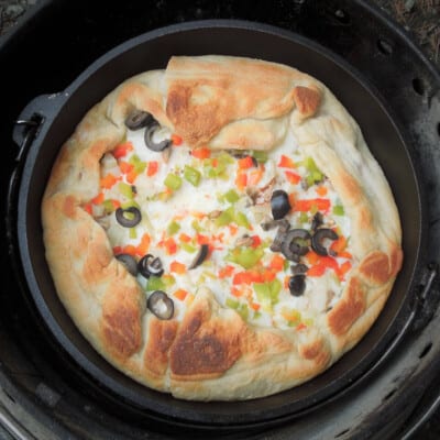 Dutch Oven Ham Pizza | Bush Cooking