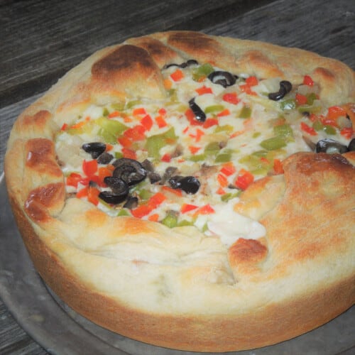 Dutch Oven Stacked Pizza | Bush Cooking