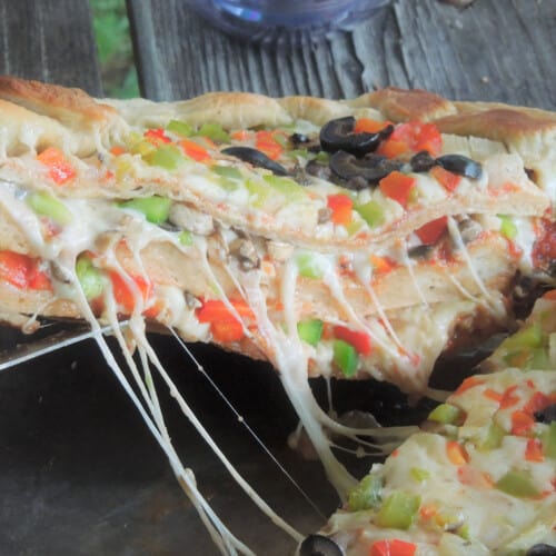 Dutch Oven Stacked Pizza | Bush Cooking