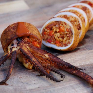 Stuffed Squid | Bush Cooking