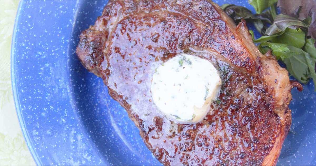 Three Pepper Ribeye Steak | Bush Cooking