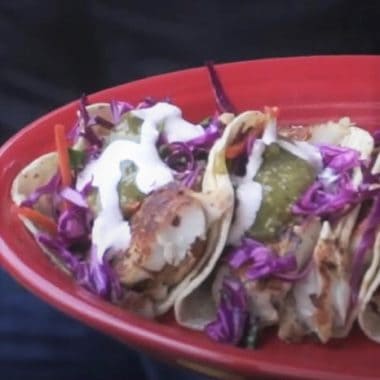 Blackened Lingcod Taco | Bush Cooking