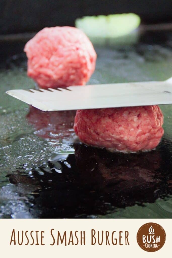 Aussie Smash Burger - Bush Cooking