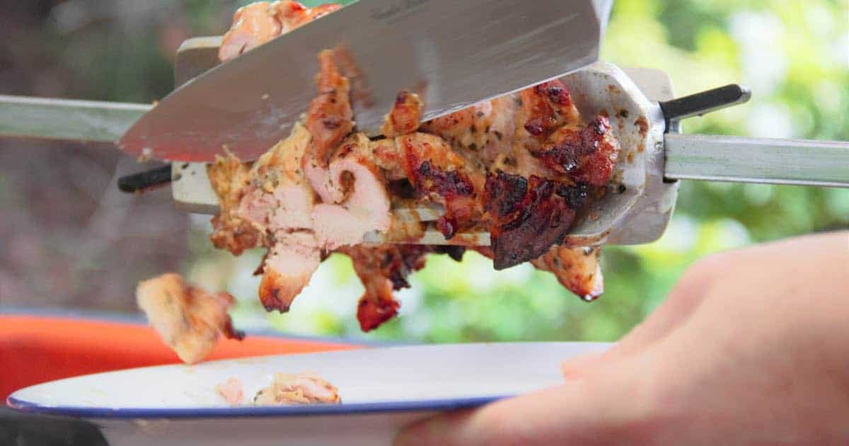 Rotisserie Chicken Gyros | Bush Cooking