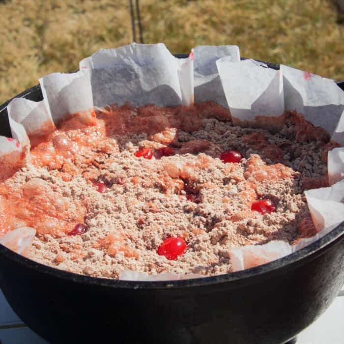 Cheerwine Cherry Cola Chocolate Dump Cake | Bush Cooking