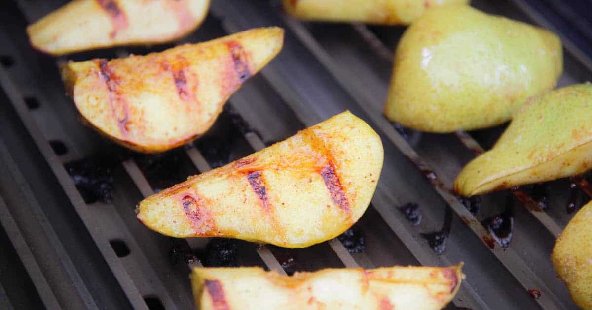 Turmeric Grilled Pears | Bush Cooking