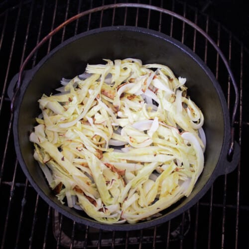 Beer Braised BBQ Cabbage | Bush Cooking