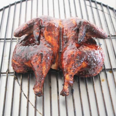 Garlic Butter Flattened Chicken | Bush Cooking