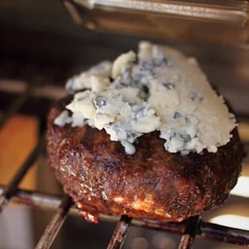 Cabernet Blue Cheese Burger | Bush Cooking