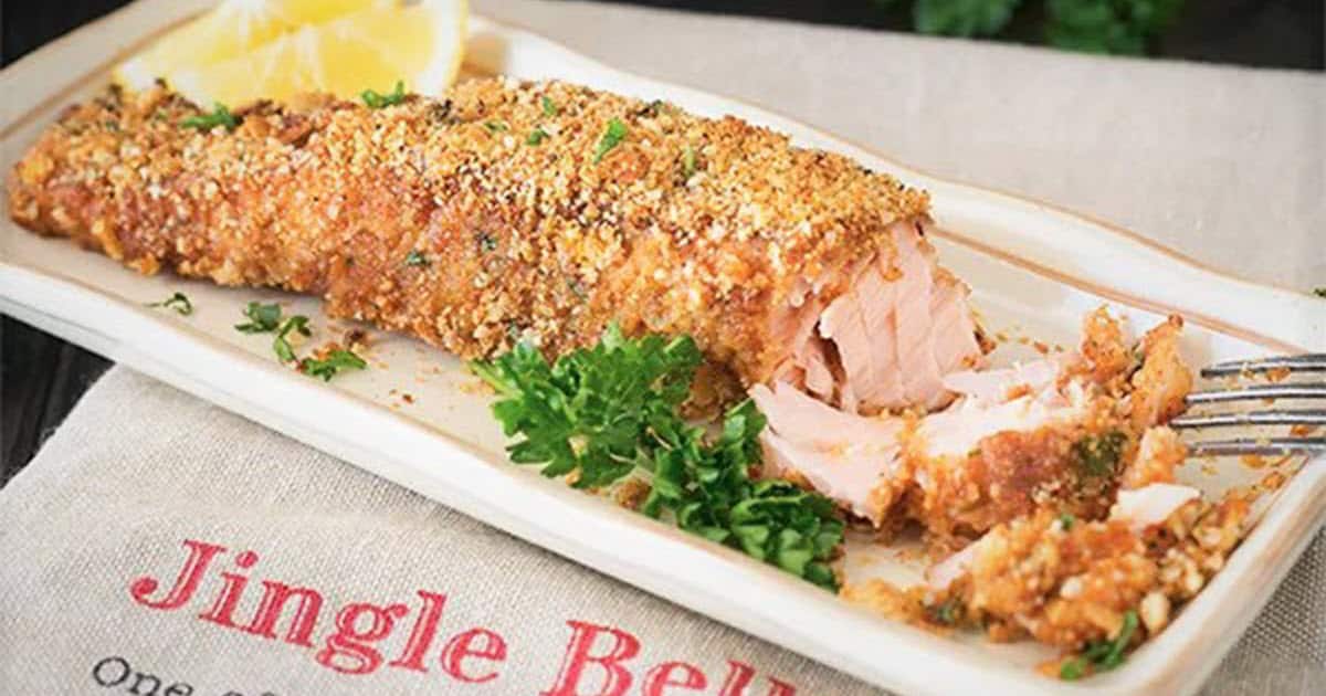 Cracker Crusted Salmon | Bush Cooking
